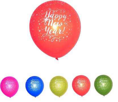 Balloons KatchOn, Happy New Year Balloons Set Pack Of 5 | Shiny New
